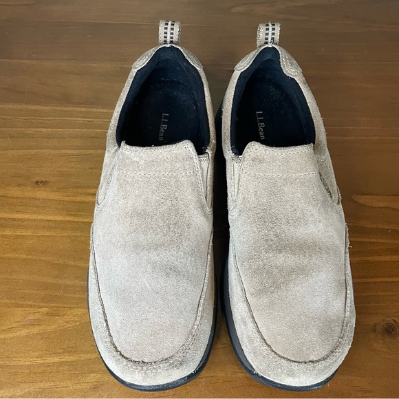 L.L. Bean | Shoes | Ll Bean Womens Comfort Tan Suede Mocs Shoes Slip On ...